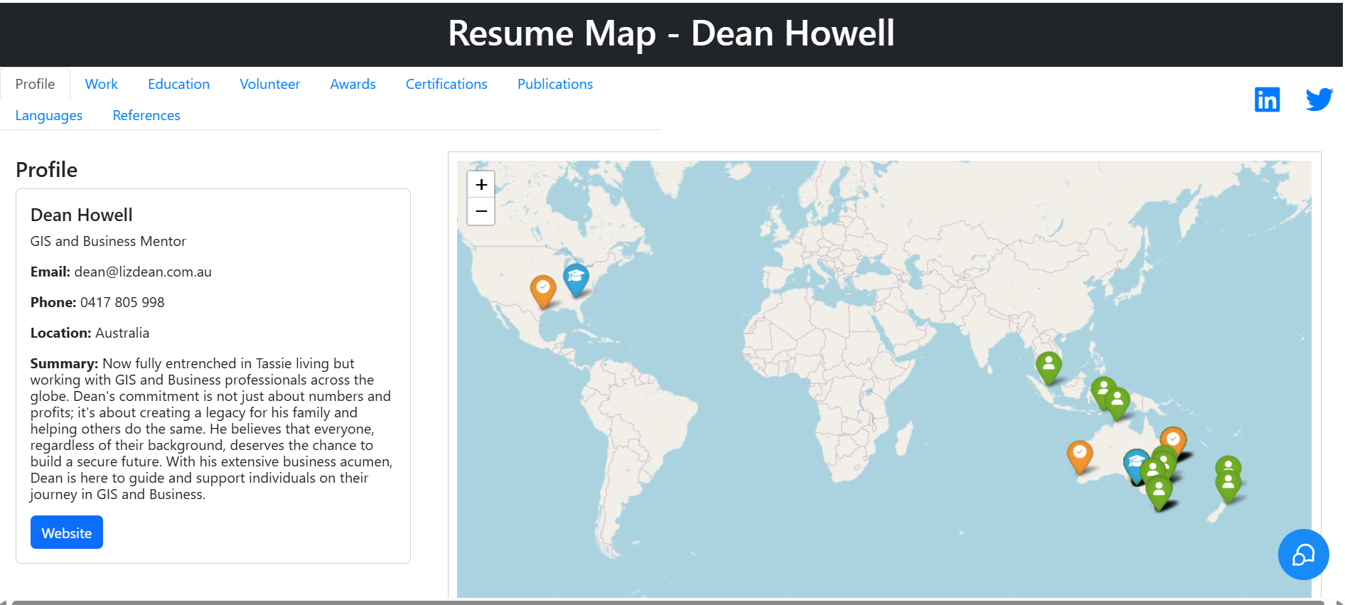 Map My Resume - GISmart